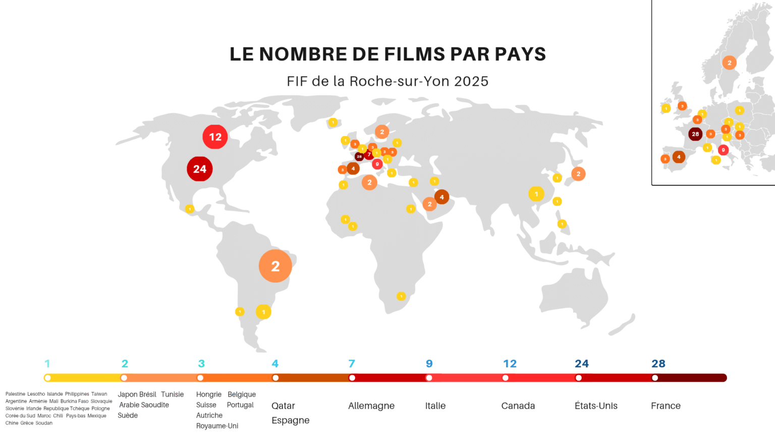 [#Infographie] Le monde en projection : la carte du FIF 2025 – #HASHTAG ...